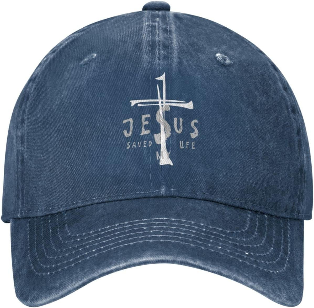 Christian Jesus Saved My Life Cross Unisex Baseball Cap - Walmart.com