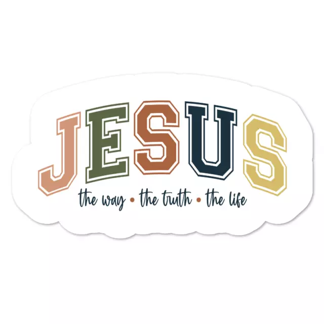 Christian Jesus, Truth Faith Sticker, Water Resistant Laptop, Water ...