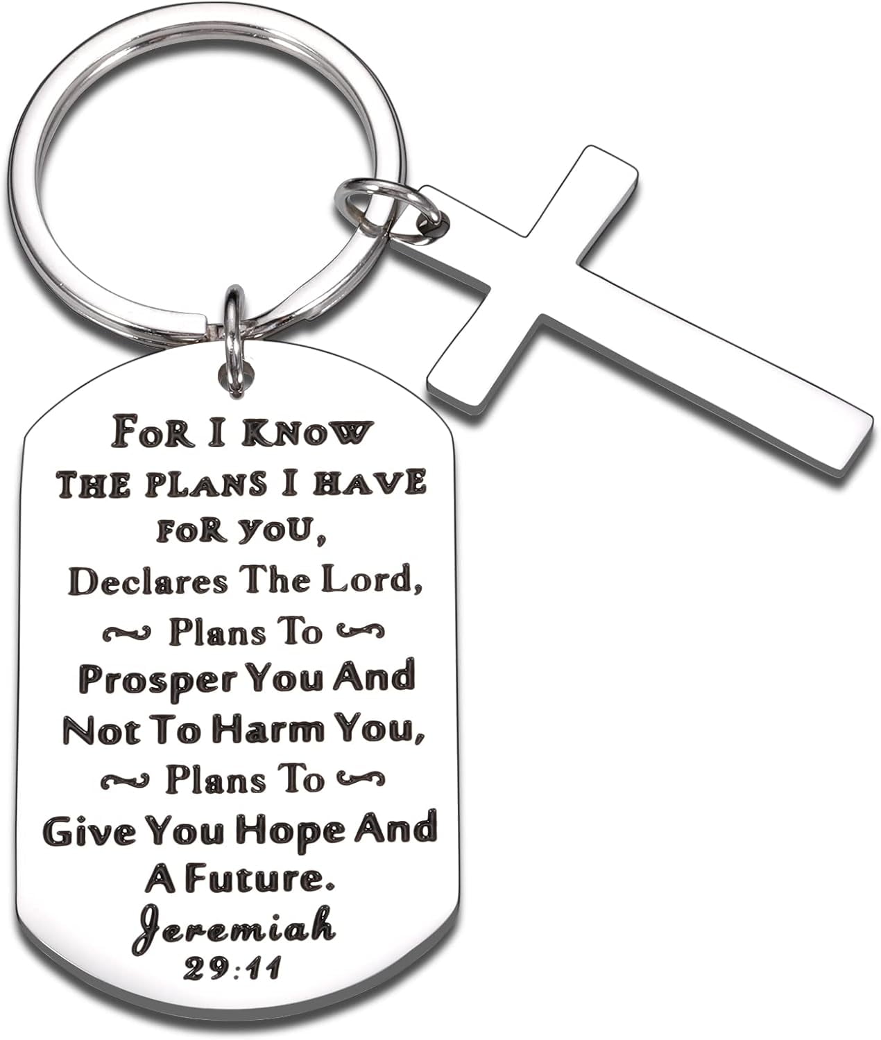 Christian Keychain Gifts for Men Women Religious Bible Verse Gifts ...
