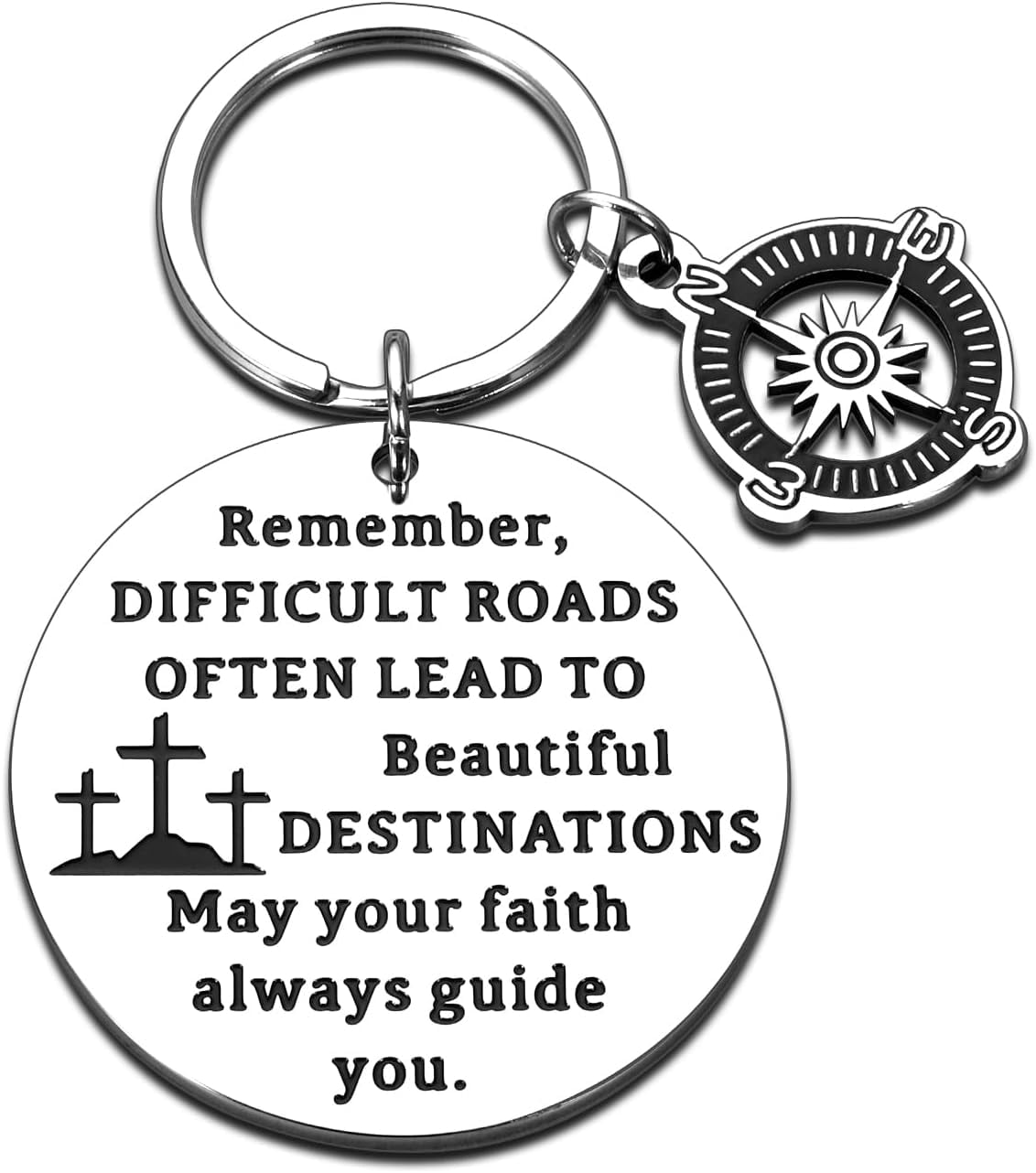 Christian Keychains for Women Men, Easter Basket Stuffers, Catholic ...