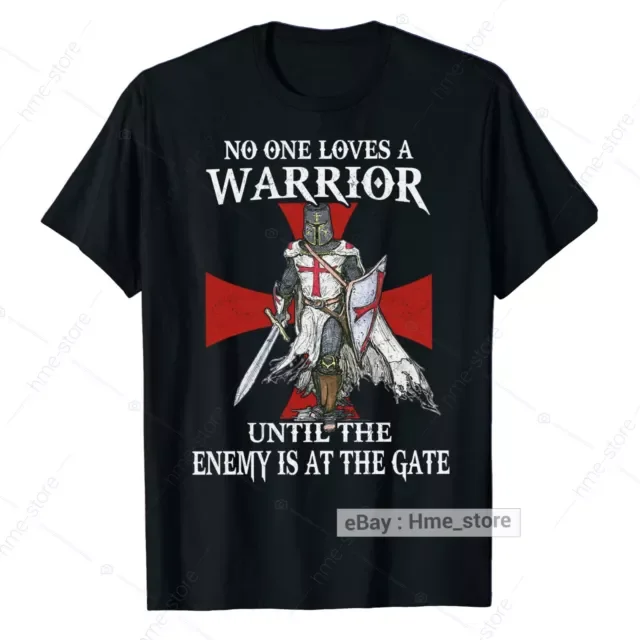 Christian Knight Templar Enemy At The Gate T-Shirt Warrior Of God ...