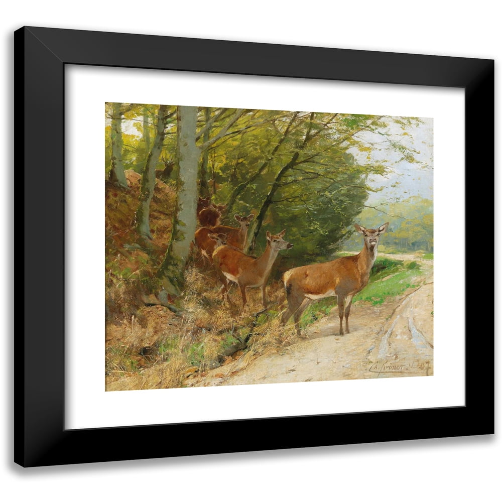 Christian Kröner 14x12 Black Modern Framed Museum Art Print Titled ...