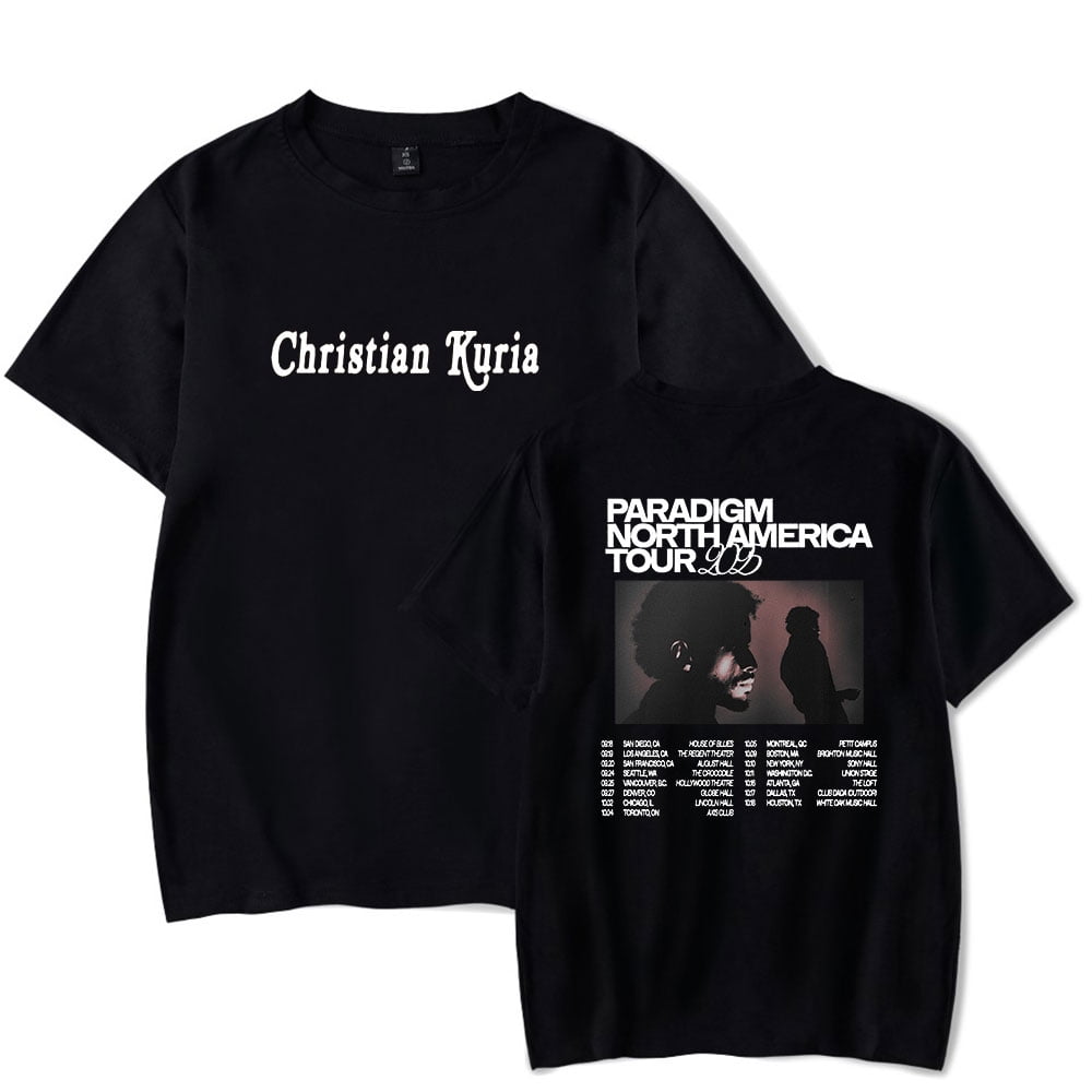 Christian Kuria Paradigm Tour Merch T-Shirts Women Men Cosplay ...