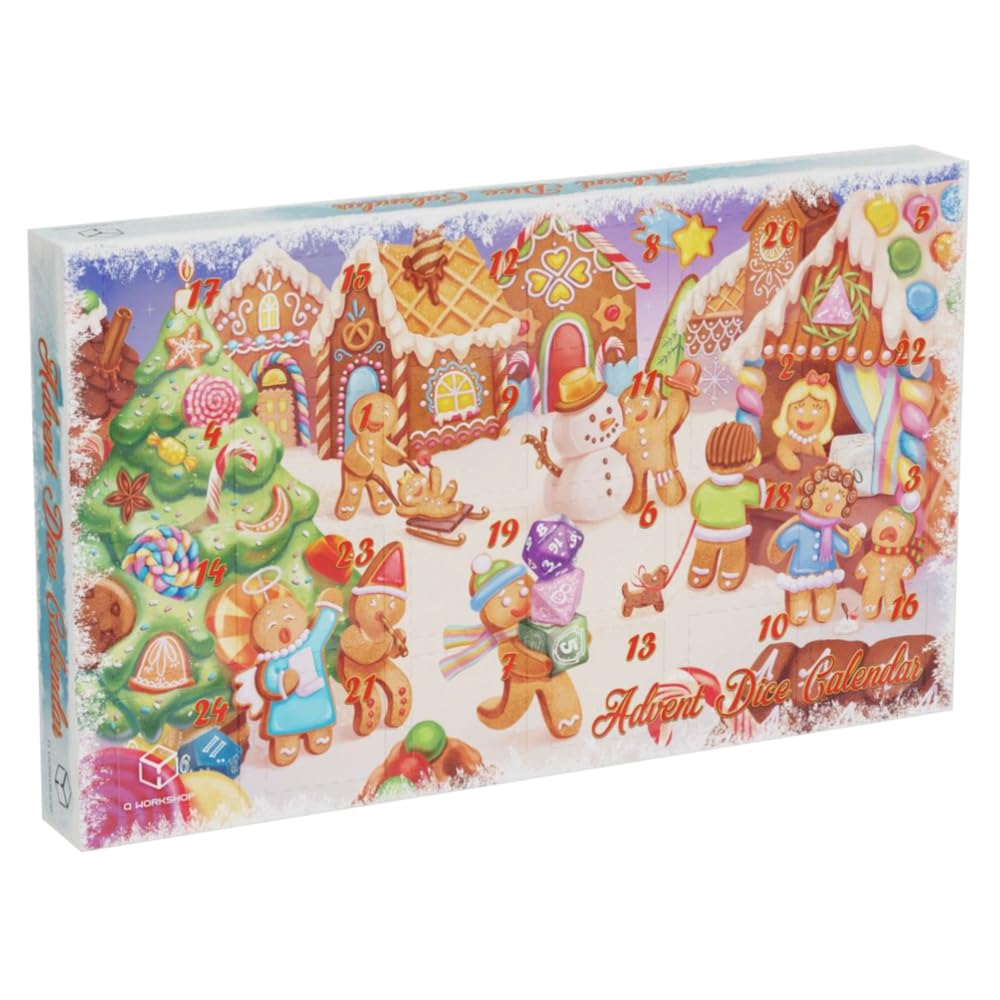 Q-Workshop Advent Dice Calendar OIF8 #05 - Dice Board Game - for 1 ...