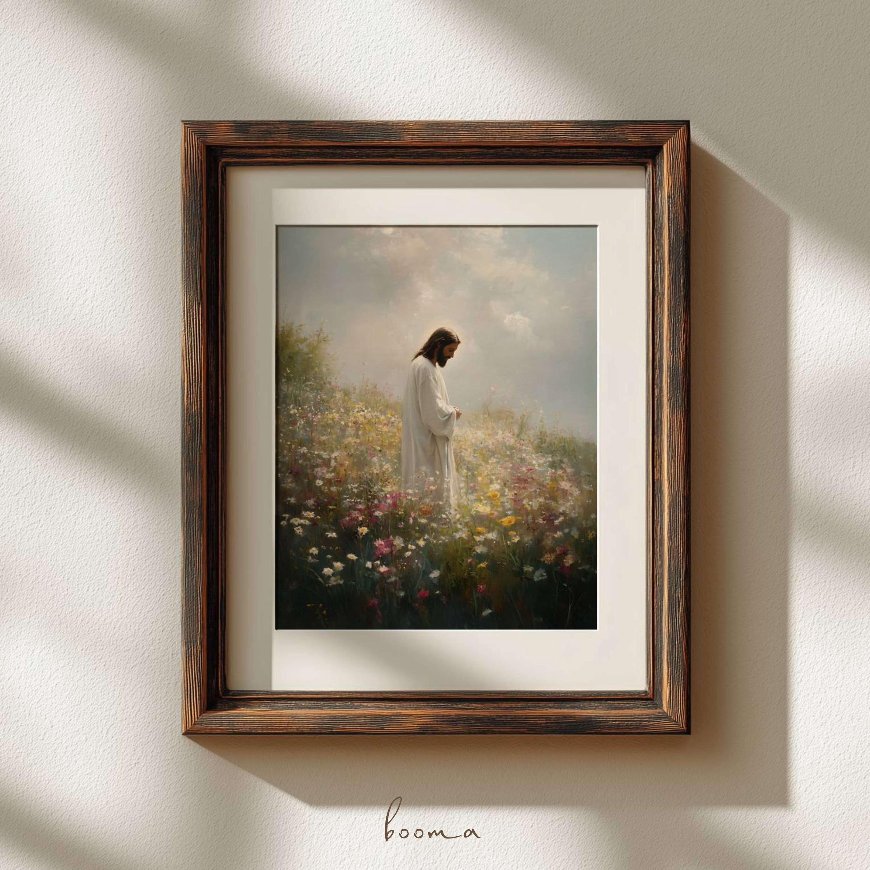 Christian Landscape Wall Art | Jesus Christ Walking On Water | Biblical ...