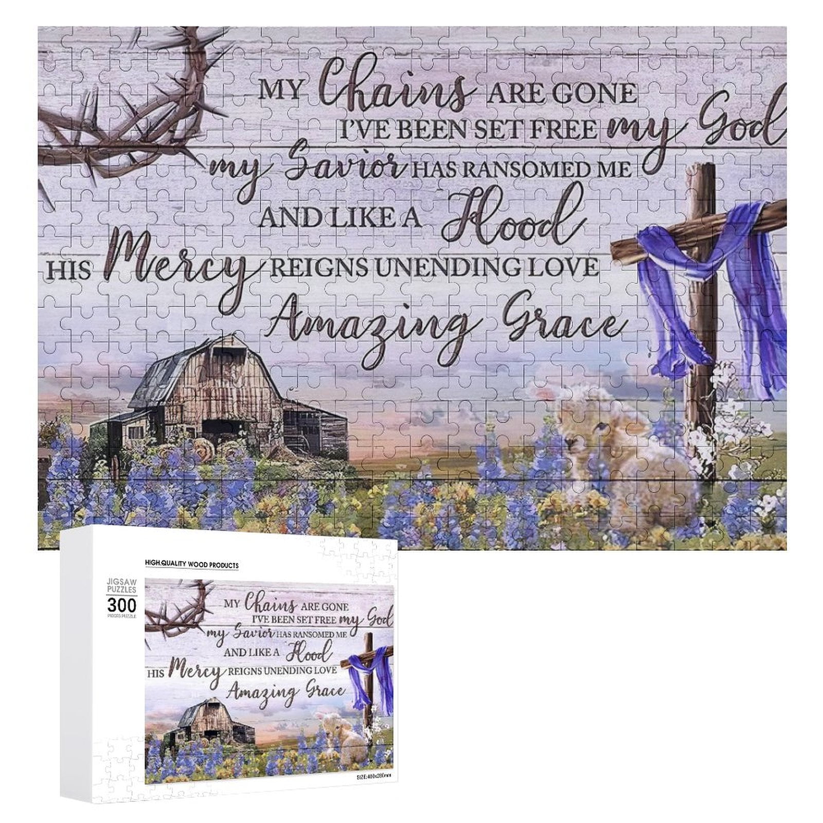 Christian Lavender 300 Piece Jigsaw Puzzle for Adults and Families ...