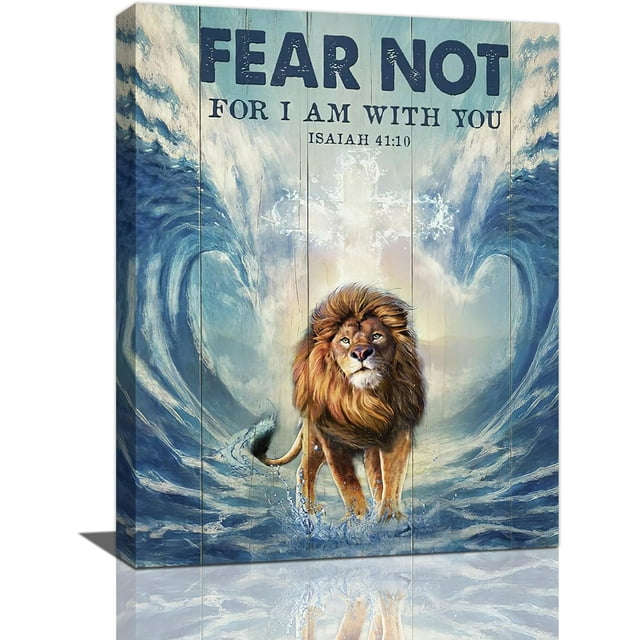 Christian Lion Of Judah Wall Art Religious Lion Pictures Wall Decor ...