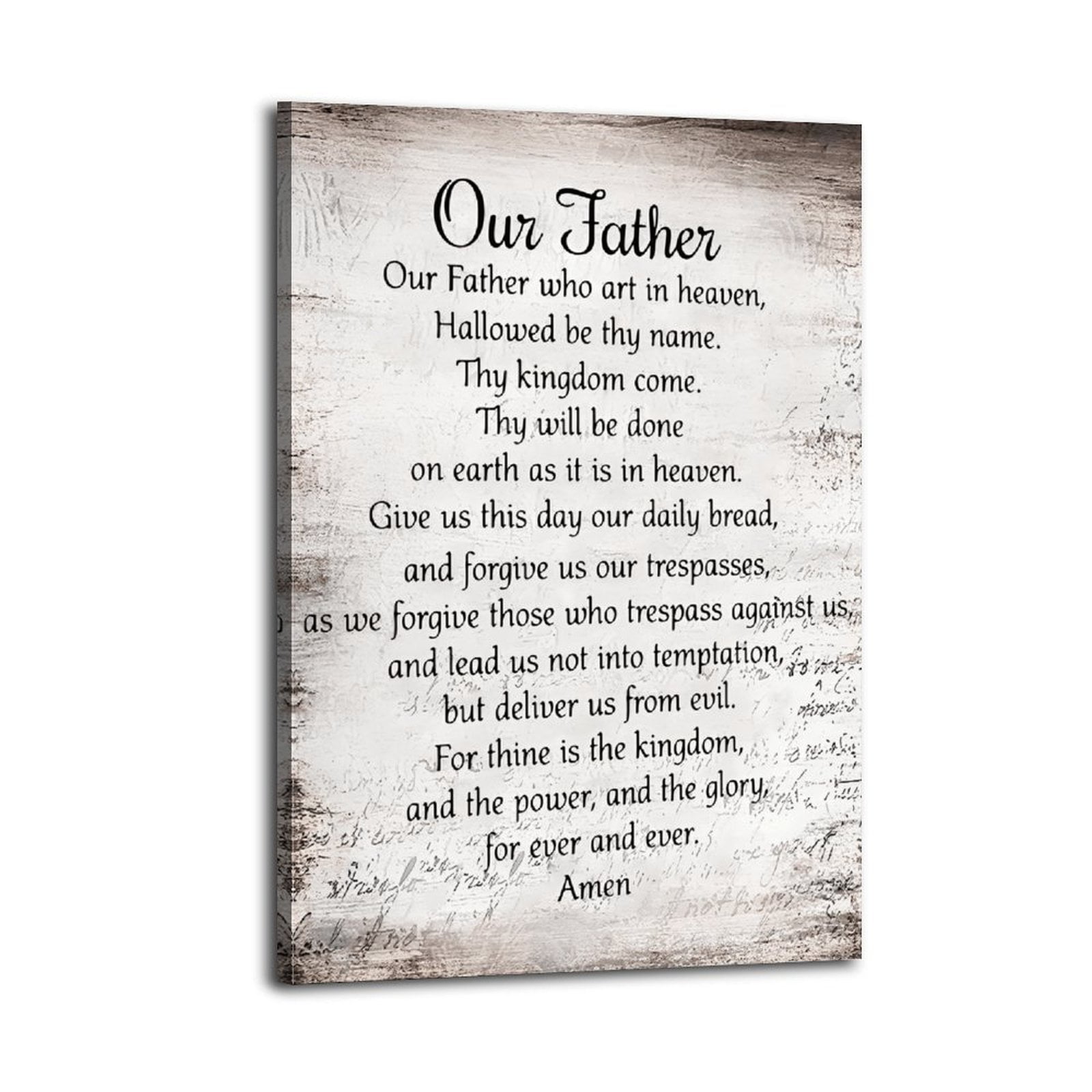 Christian The Lords Prayer Wall Art Decor,Inspirational Quotes Bible ...