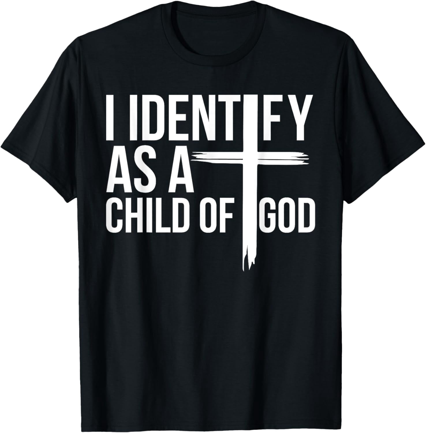 Christian Lovers Christ I identify as a Child Of God Christ T-Shirt ...