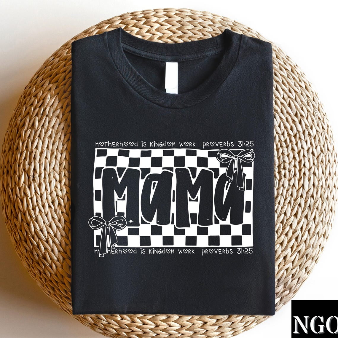 Christian Mama Shirt With Bible Verse,Motherhood Is Kingdom Work Tee ...