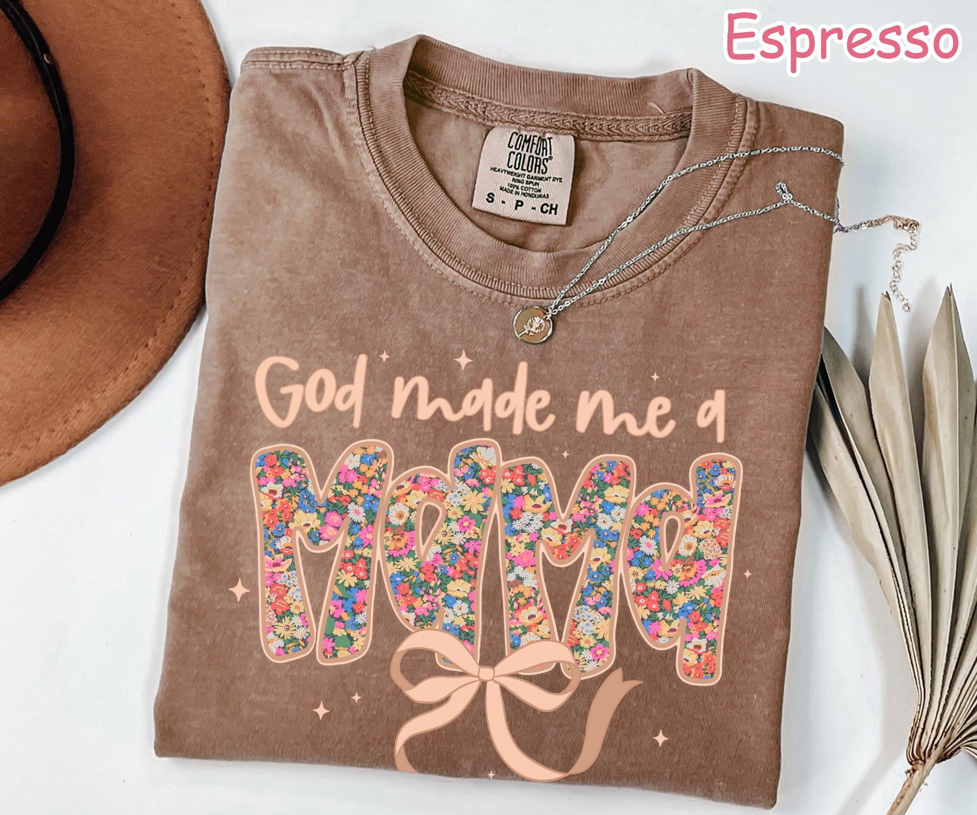 Christian Mama Shirt God Made Me A Mama Mothers Day Gift Religious Gift ...