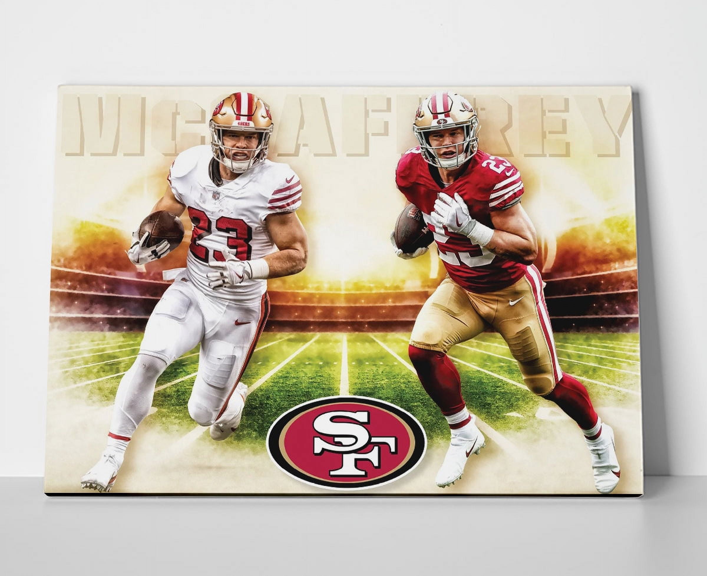 Christian McCaffrey NFL Poster or Wrapped Canvas - Walmart.com