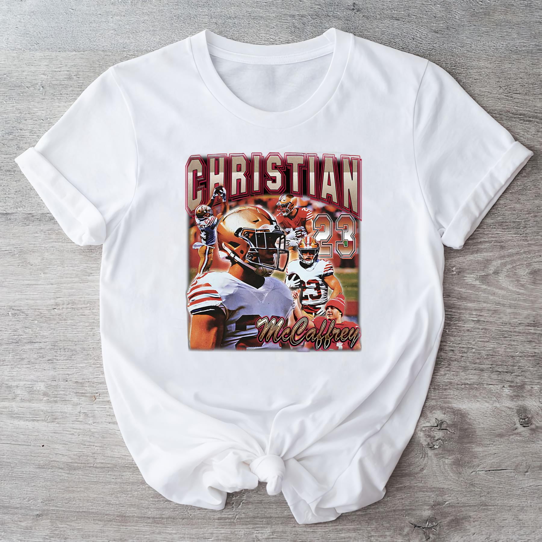 Christian McCaffrey Shirt Vintage Christian McCaffrey Graphic Tee CMC ...