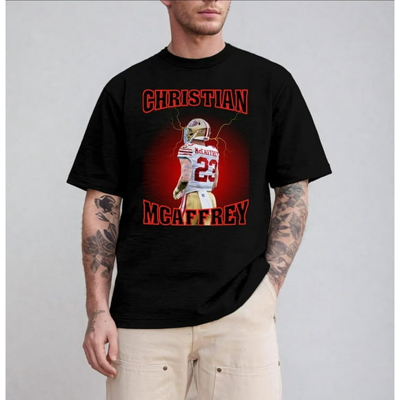 Christian Mcaffrey T-Shirt, Christian Mcaffrey Tee, San Fransisco 49E.R ...
