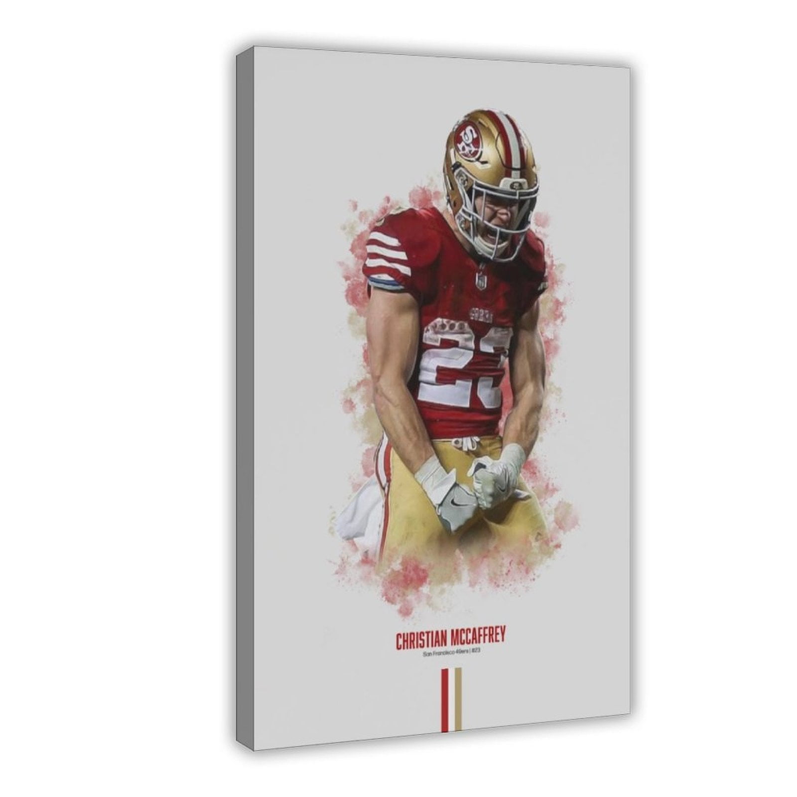 Christian Mccaffrey Poster, American Football Poster, NFL Poster ...