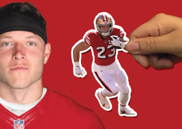 Christian Mccaffrey Sticker San Francisco Football Team For Car Truck ...