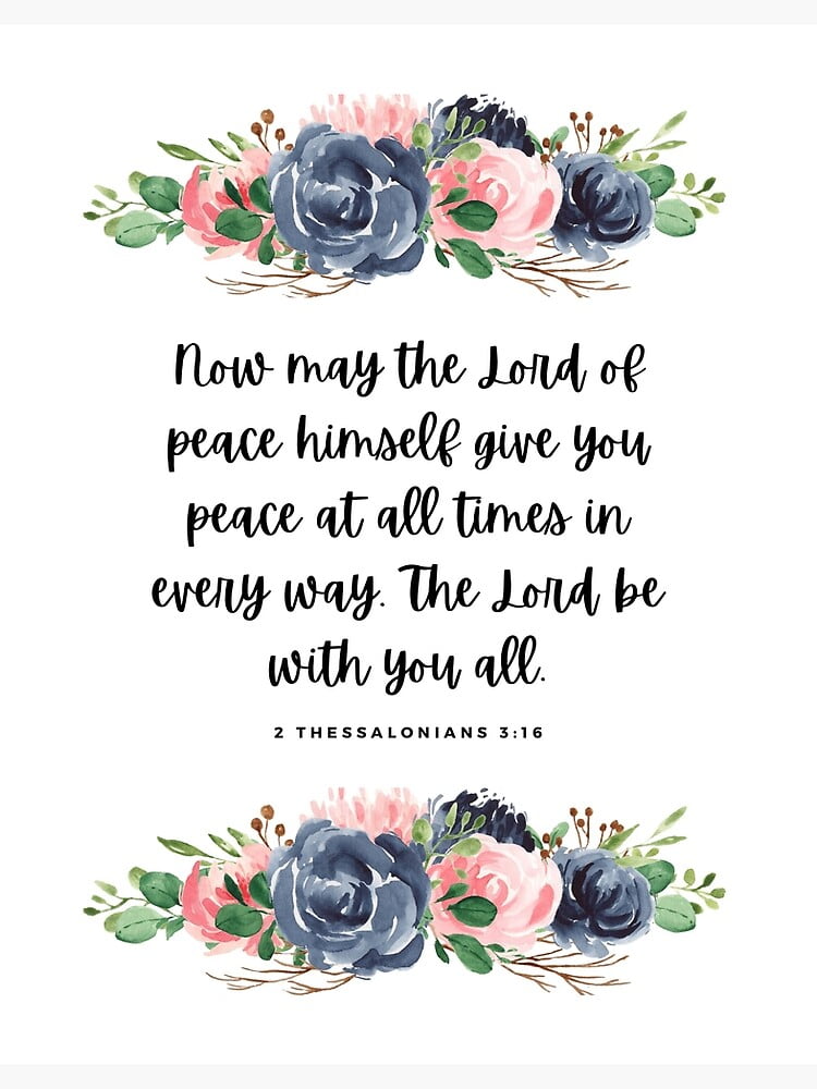 Christian Merch - Now may the Lord of peace himself give you peace at ...