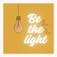 Christian Minimalist Art Be the Light Sticker - Walmart.com
