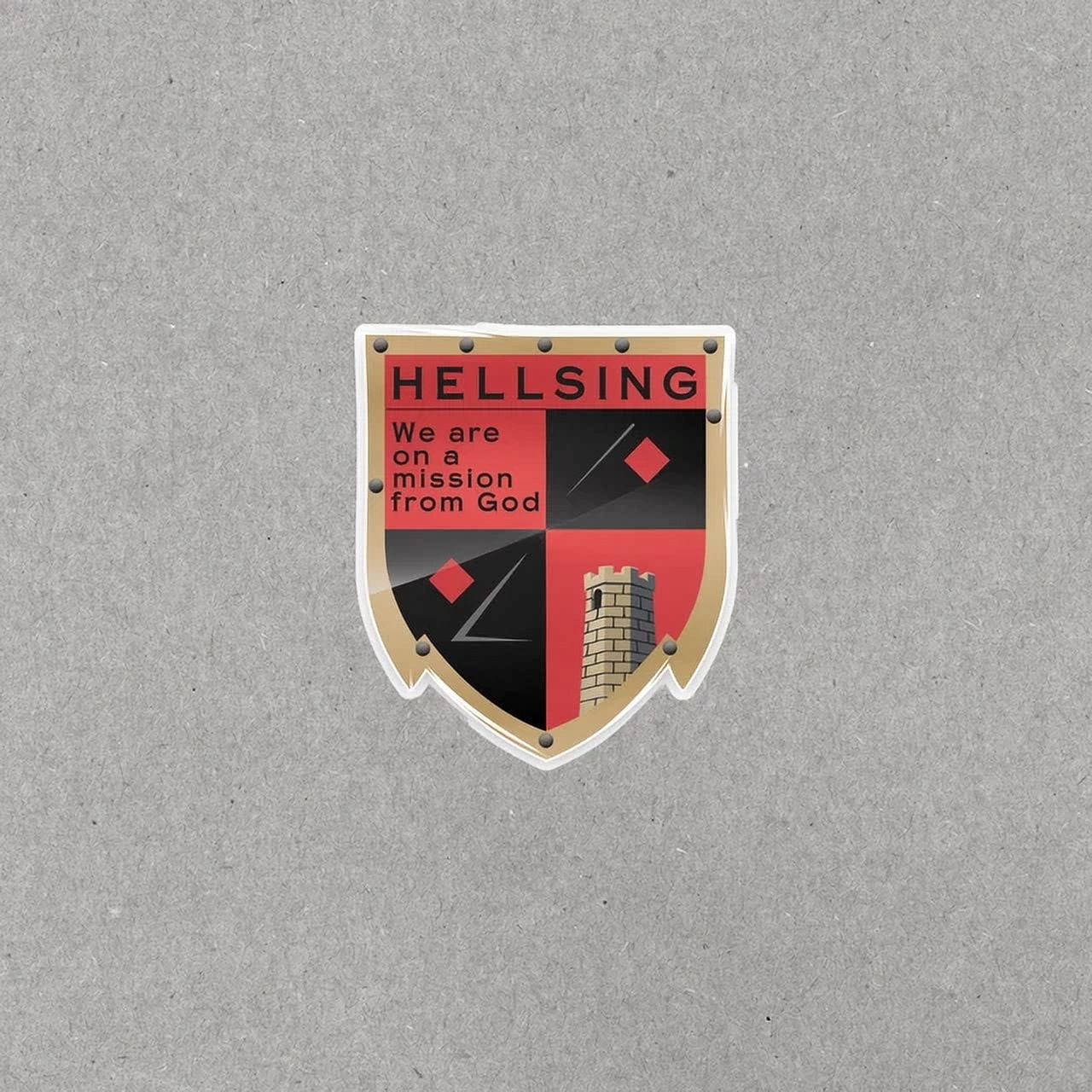 Christian Mission From God Motivational Sticker - Hellsing Anime ...