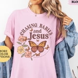 Christian Mom Shirt Chasing Babies and Jesus Shirt Christian Mother Day ...