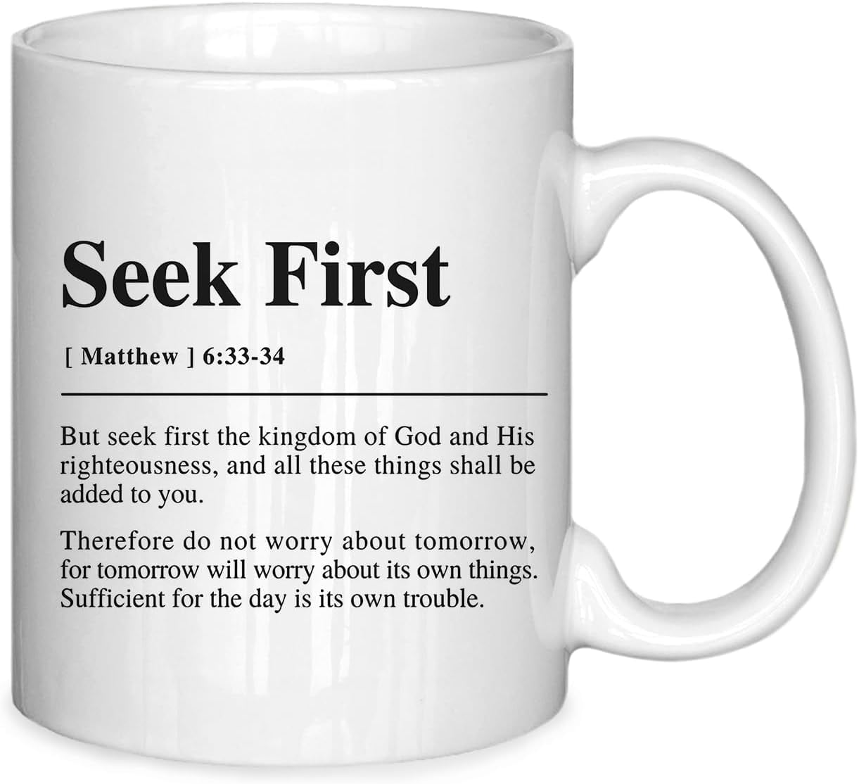 Christian Mugs, Bible Verse Coffee Mug, Christian Gifts for Women Men ...