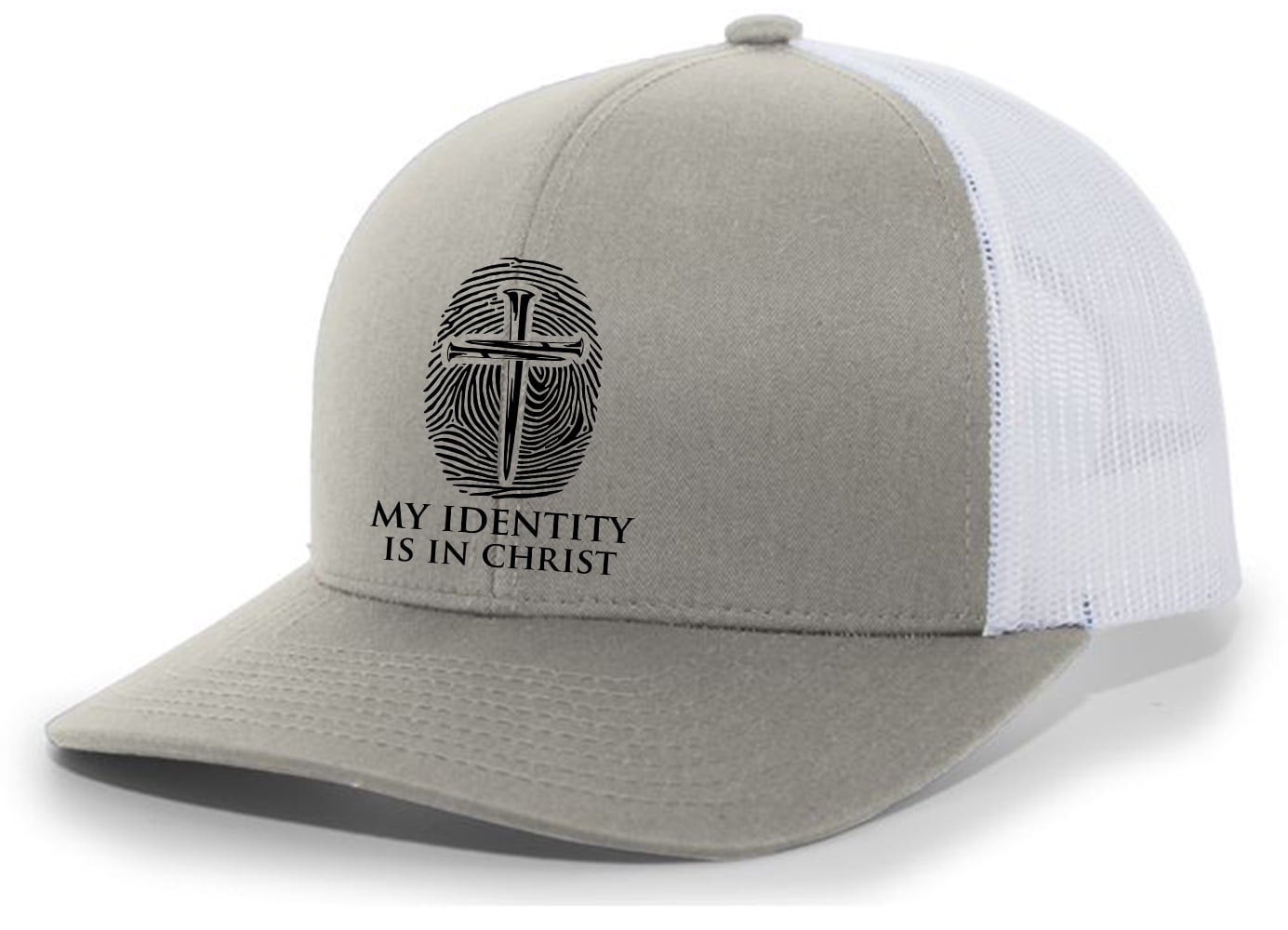 Christian My Identity Is In Christ Jesus Fingerprint Nail Cross Jesus ...