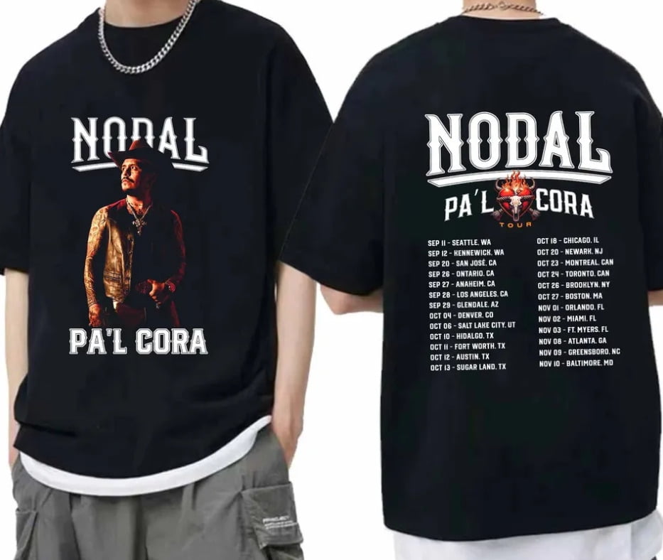 Christian Nodal - Pal Cora Tour 2024 shirt - Walmart.com