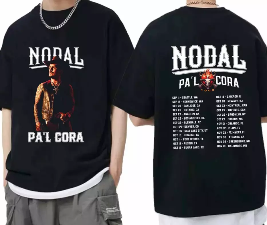 Christian Nodal - Pal Cora Tour 2024 shirt - Walmart.com