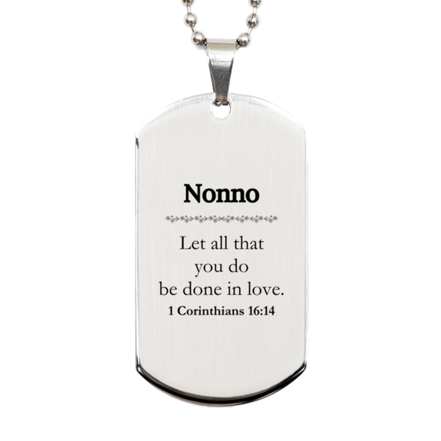 Christian Nonno Gifts, Let all that you do be done in love, Bible Verse ...