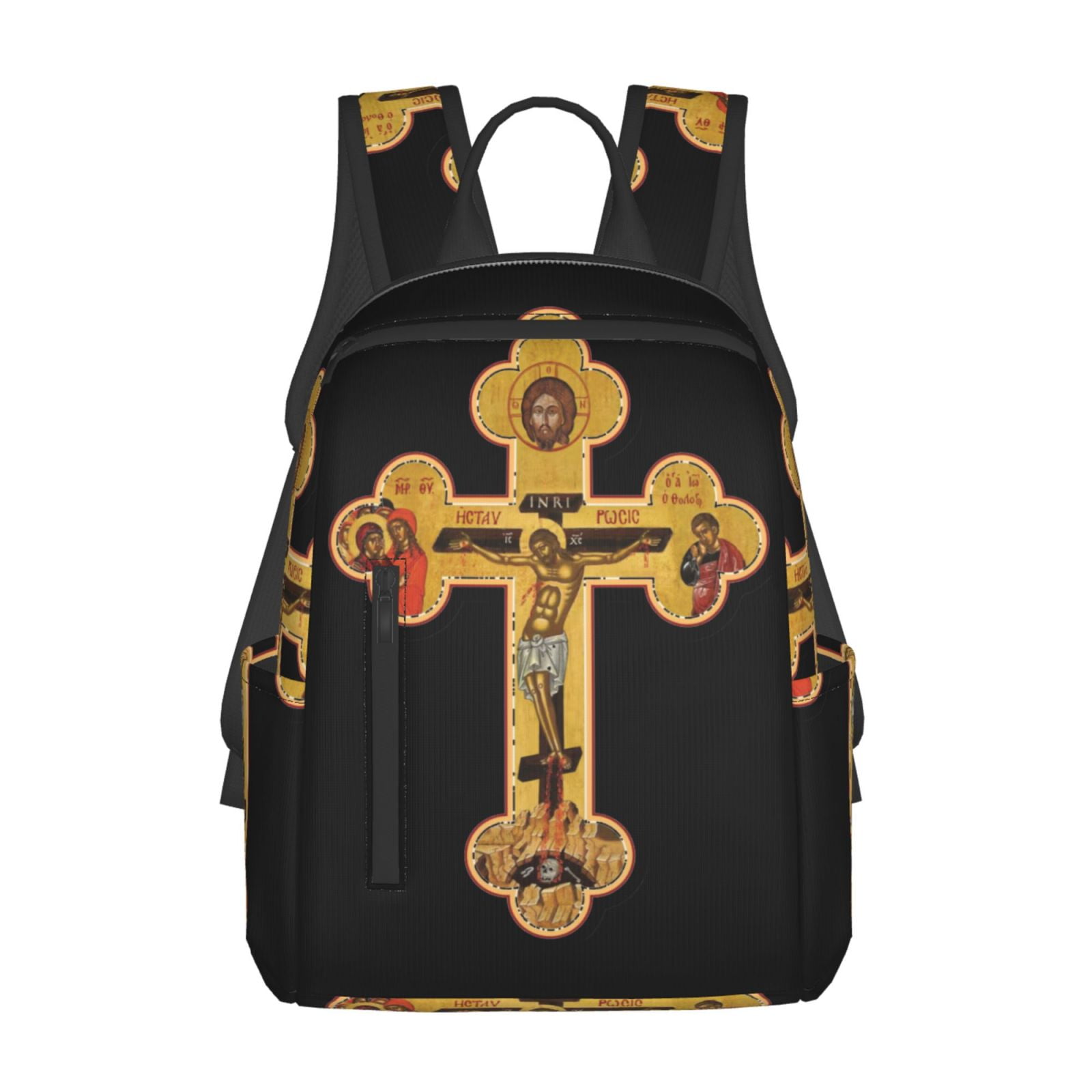 Christian Orthodox Cross Travel Laptop Backpack College School Computer ...