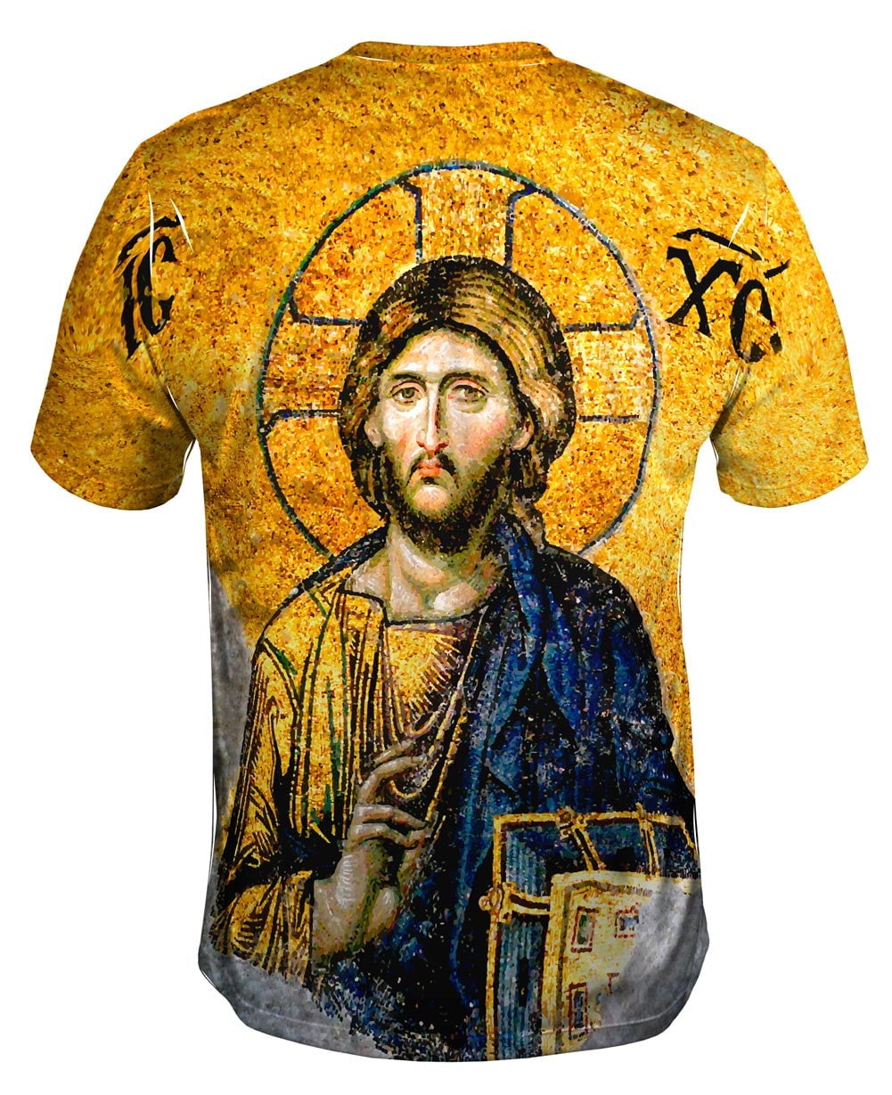 Christian Orthodox Jesus Gold Hagia Sophia Mens T-Shirt All Over Print ...