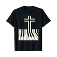 Christian Piano Player Gift Design Teacher Keyboard T-shirt - Walmart.com