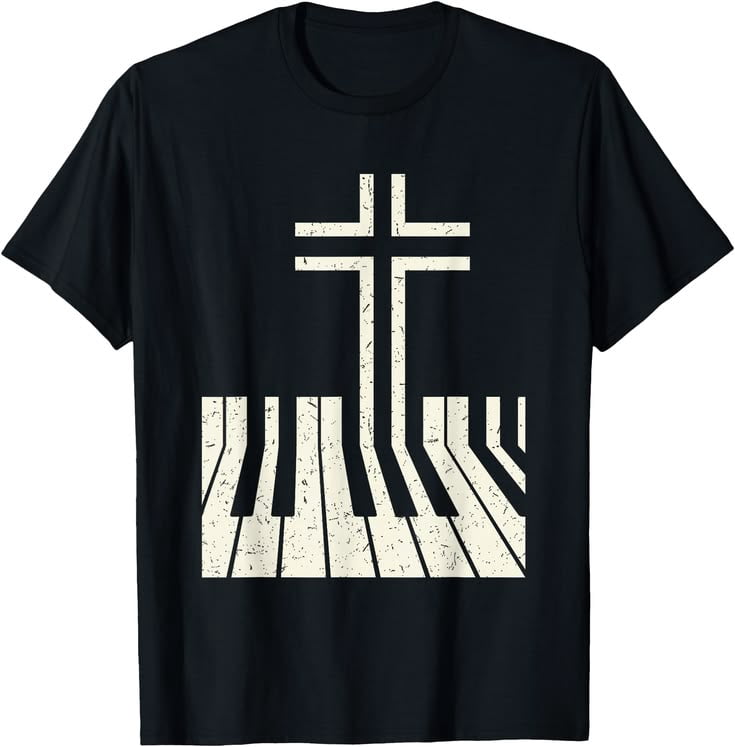 Christian Piano Player Piano Teacher Keyboard T-Shirt - Walmart.com