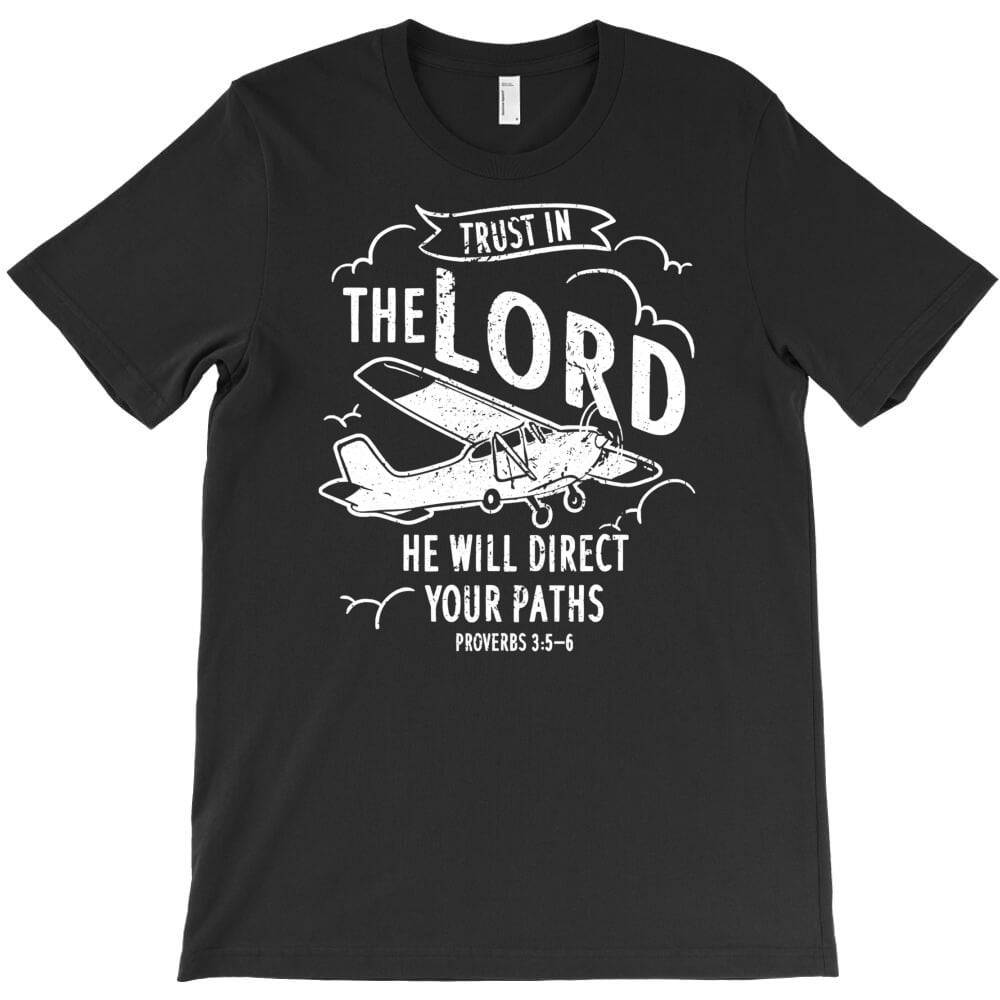 Christian Pilot Funny Airplane Religious Aviation Faith Graphic Gift ...