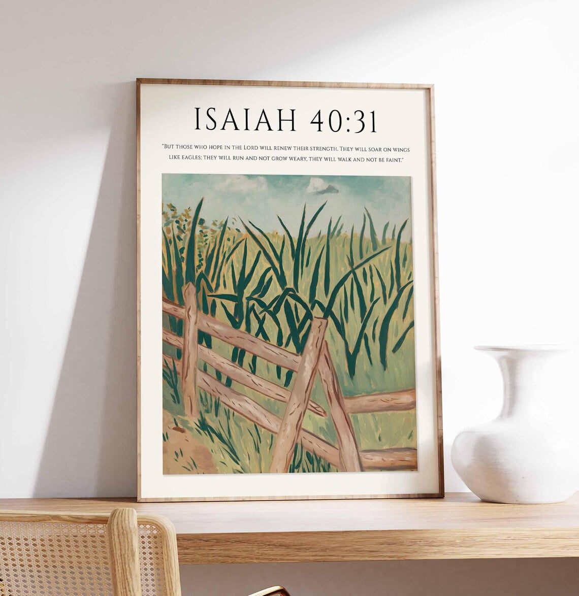 Christian Poster, Bible Verse Poster, Bible Art, Monet Poster ...