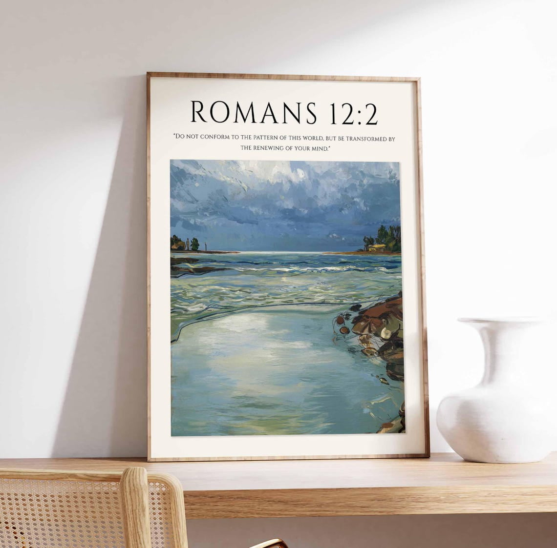 Christian Poster, Bible Verse Poster, Bible Art, Monet Poster ...
