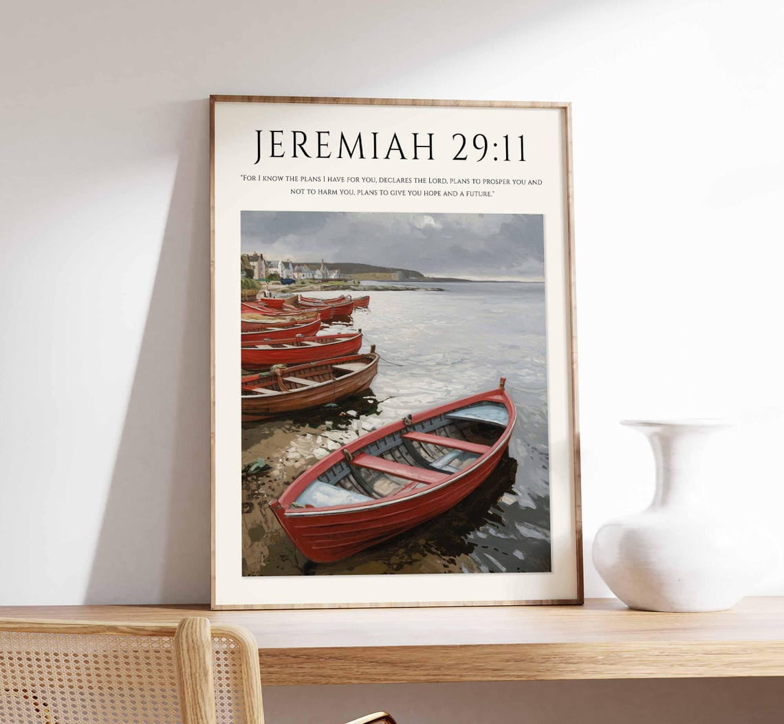 Christian Poster, Bible Verse Poster, Bible Art, Monet Poster ...