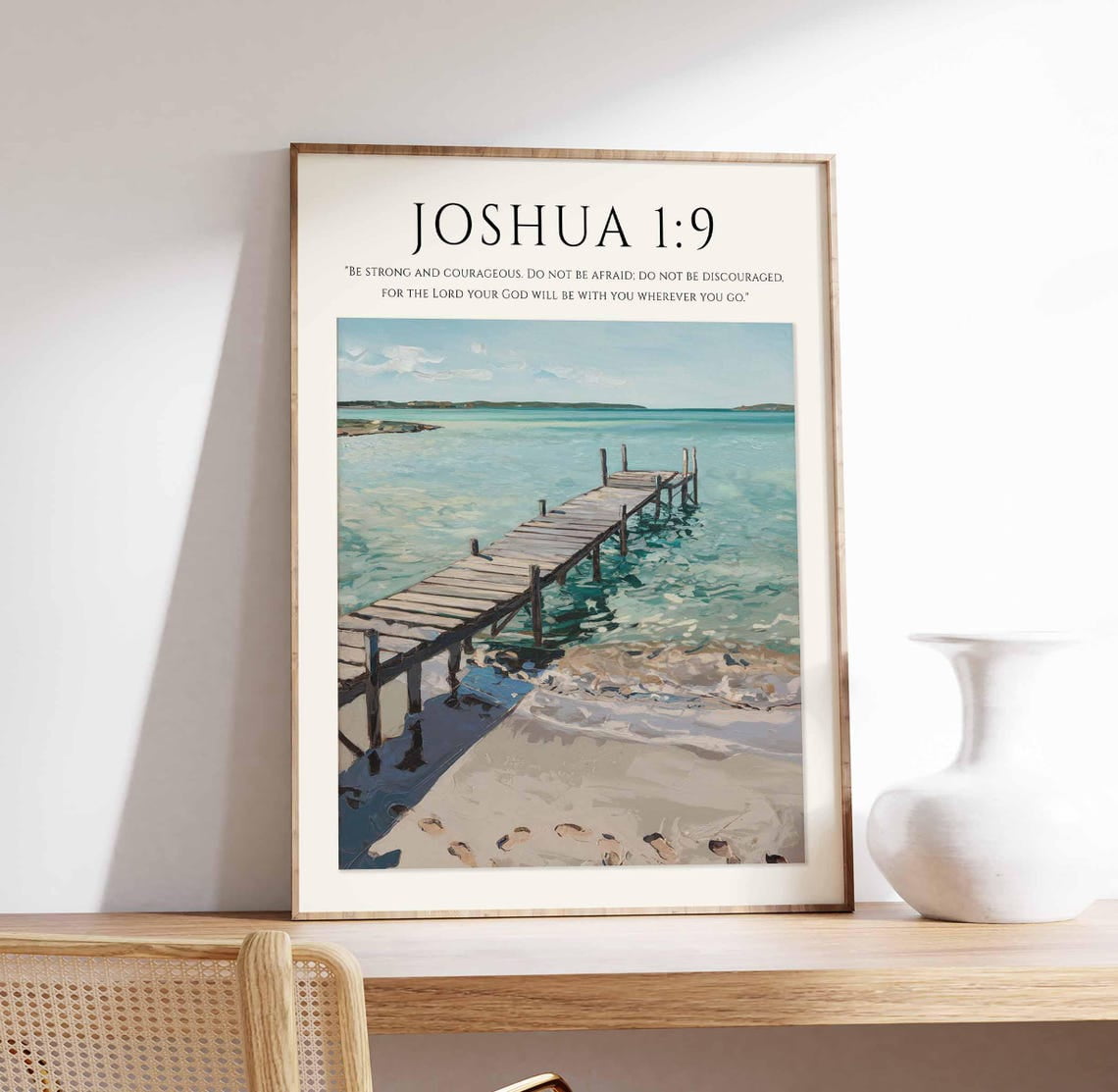 Christian Poster, Bible Verse Poster, Bible Art, Monet Poster ...