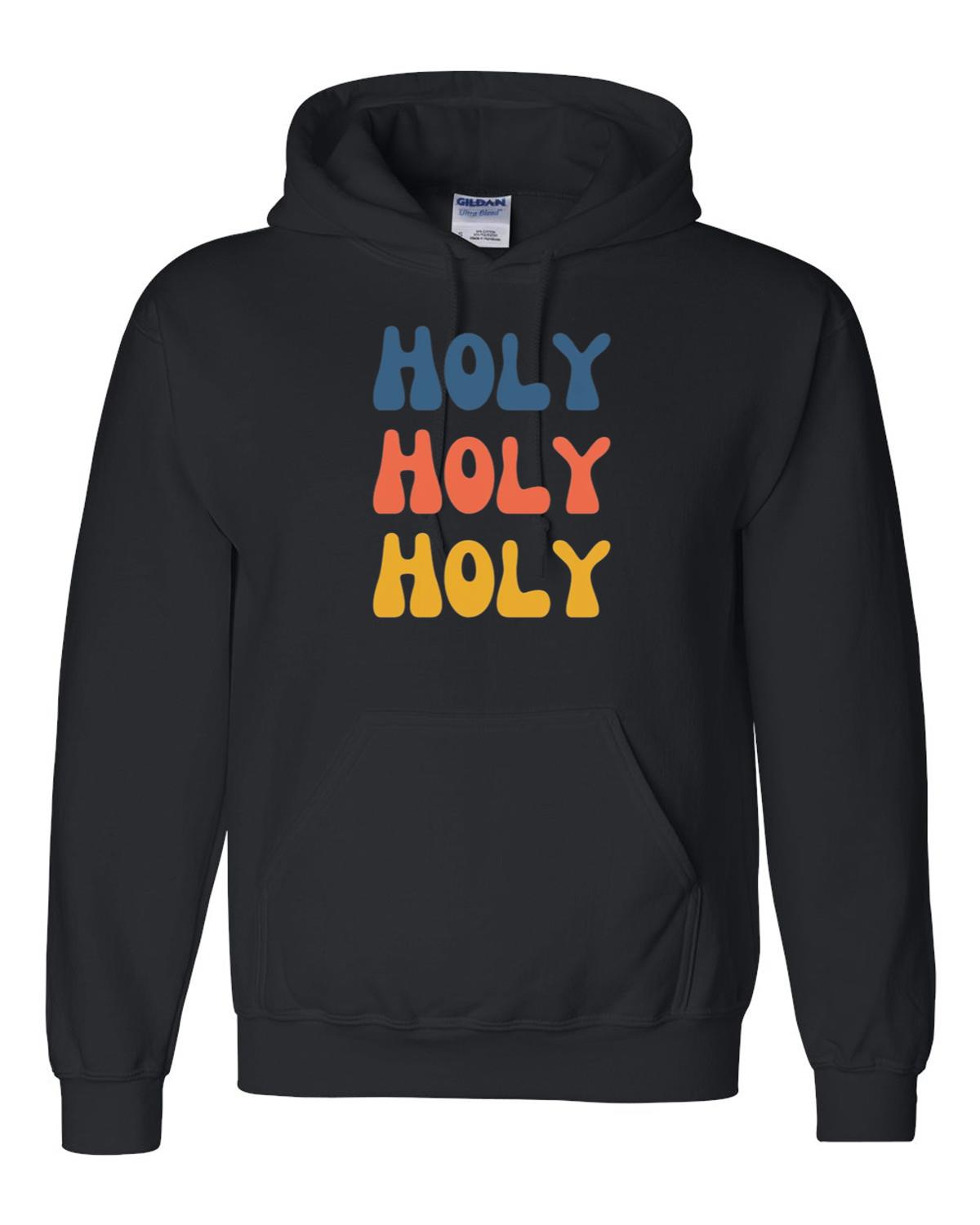 Christian Praise Hoodie with “Holy Holy Holy” Worship Quote, for men ...
