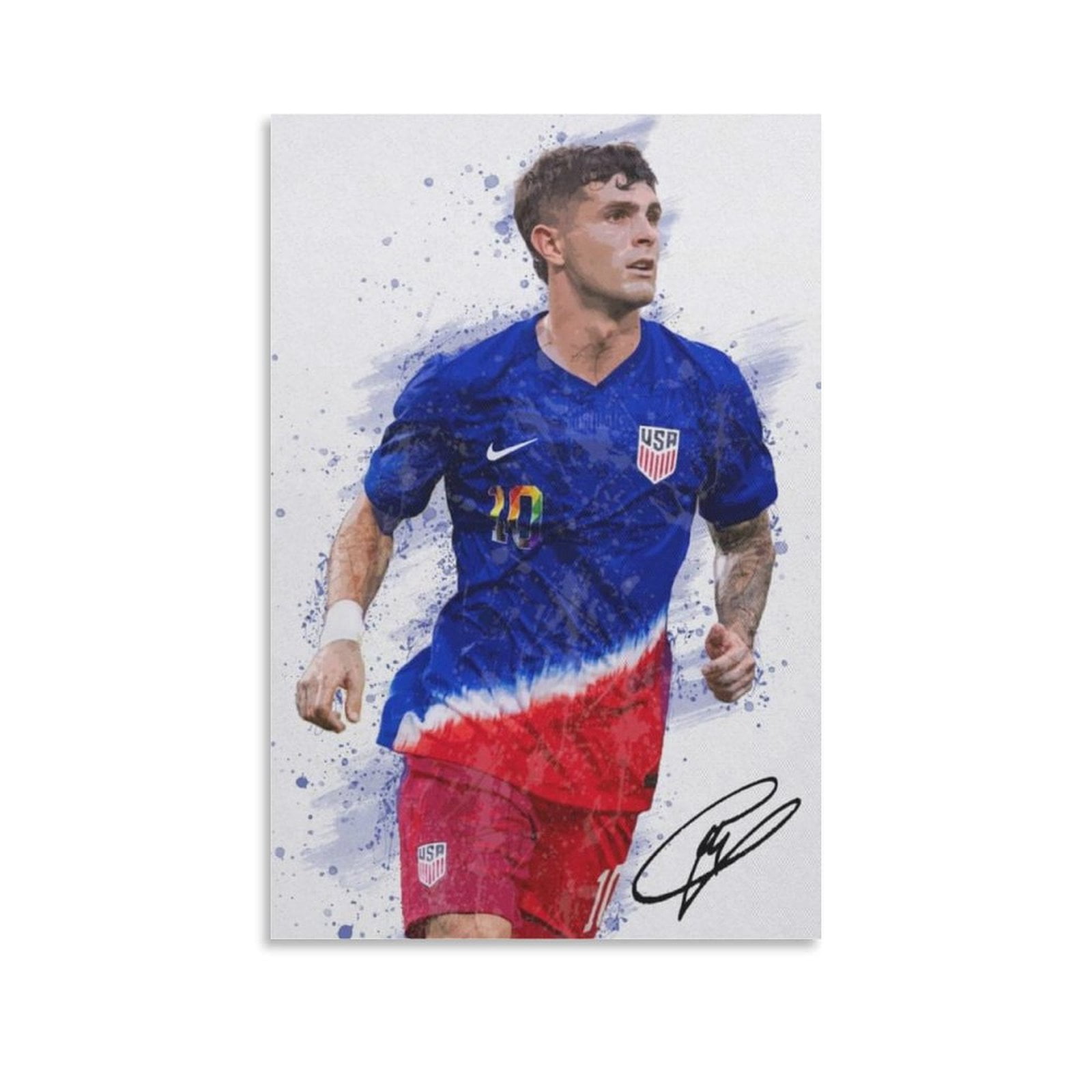 Christian Pulisic Poster 2 Print Photo Art Painting Canvas Poster Home ...