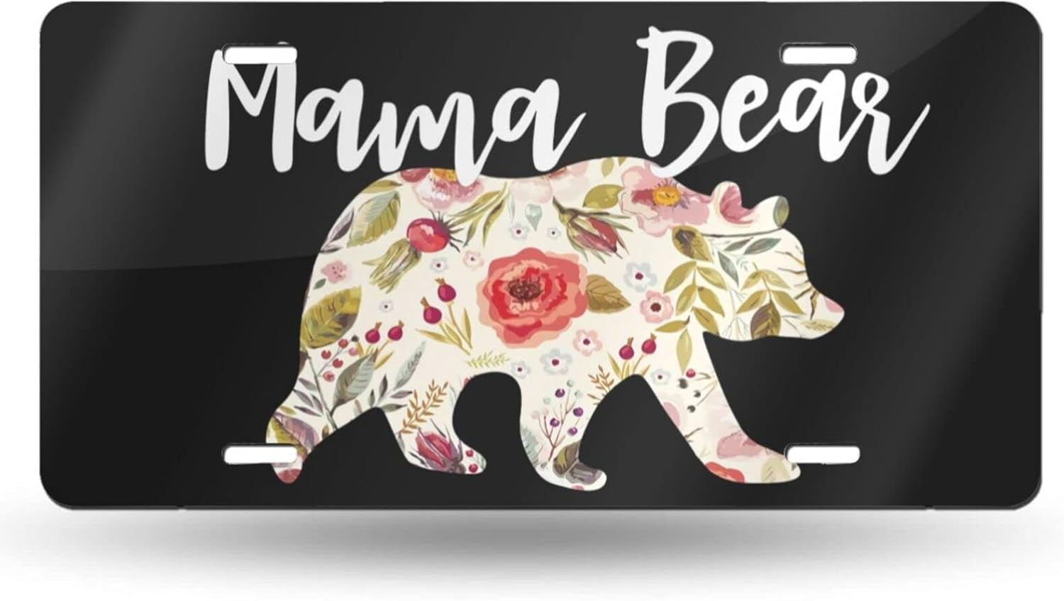 Christian Religious Blessed Pink Glitter Bling Blessed Front License ...