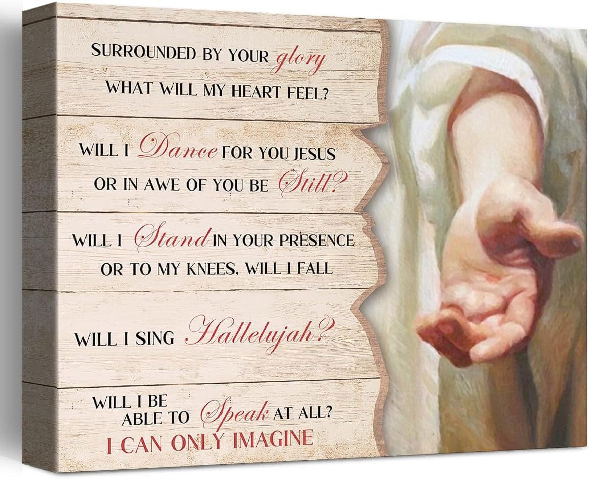 Christian Religious Canvas Wall Art,I Can Only Imagine Canvas Poster ...