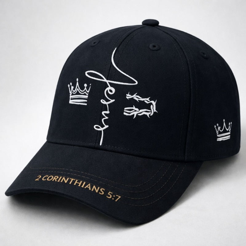 Christian Religious Hat Unisex Adjustable Scripture Verse Mercy Endures ...