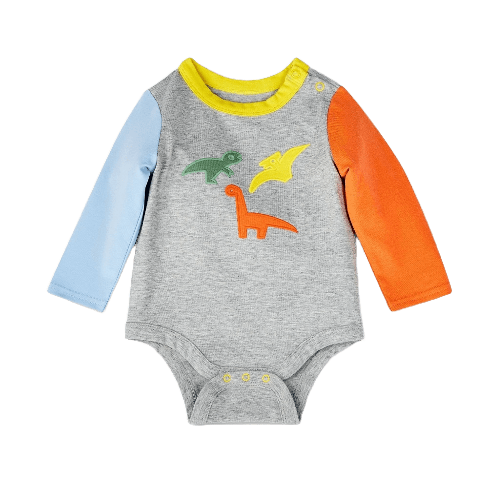 Christian Robinson x Target Baby Dino Embroidered Color Block Long ...