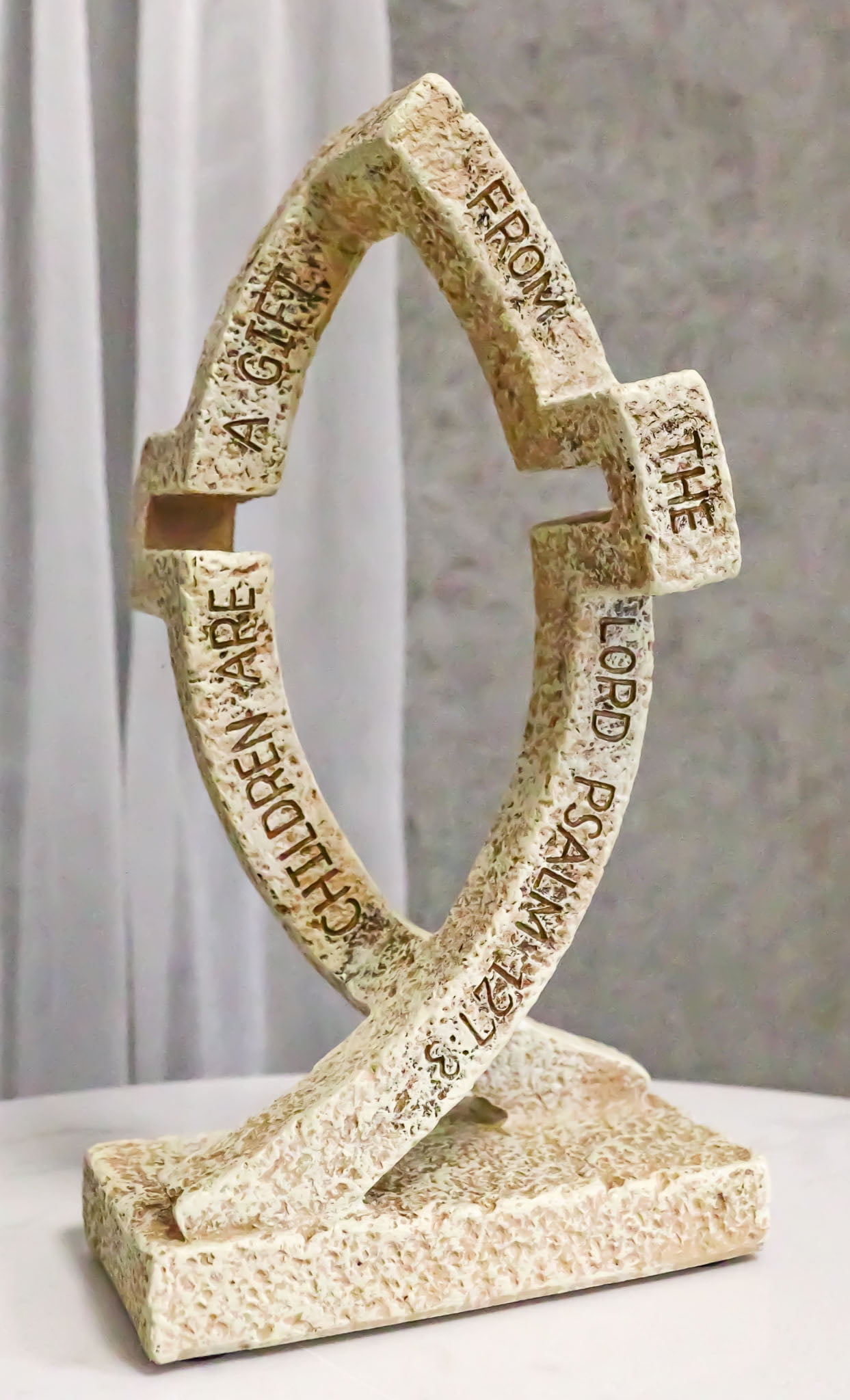 Christian Sacred Fish Ichthys 'Children Are A Gift from The Lord' Cross ...
