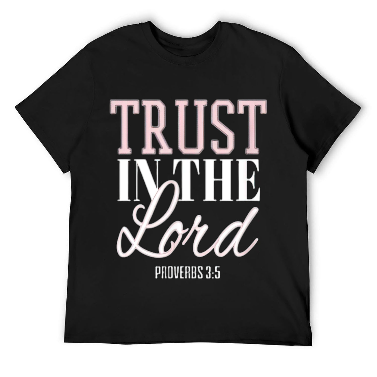 Christian Scripture Bible Verse Tees Women Trust in the Lord T-Shirt ...