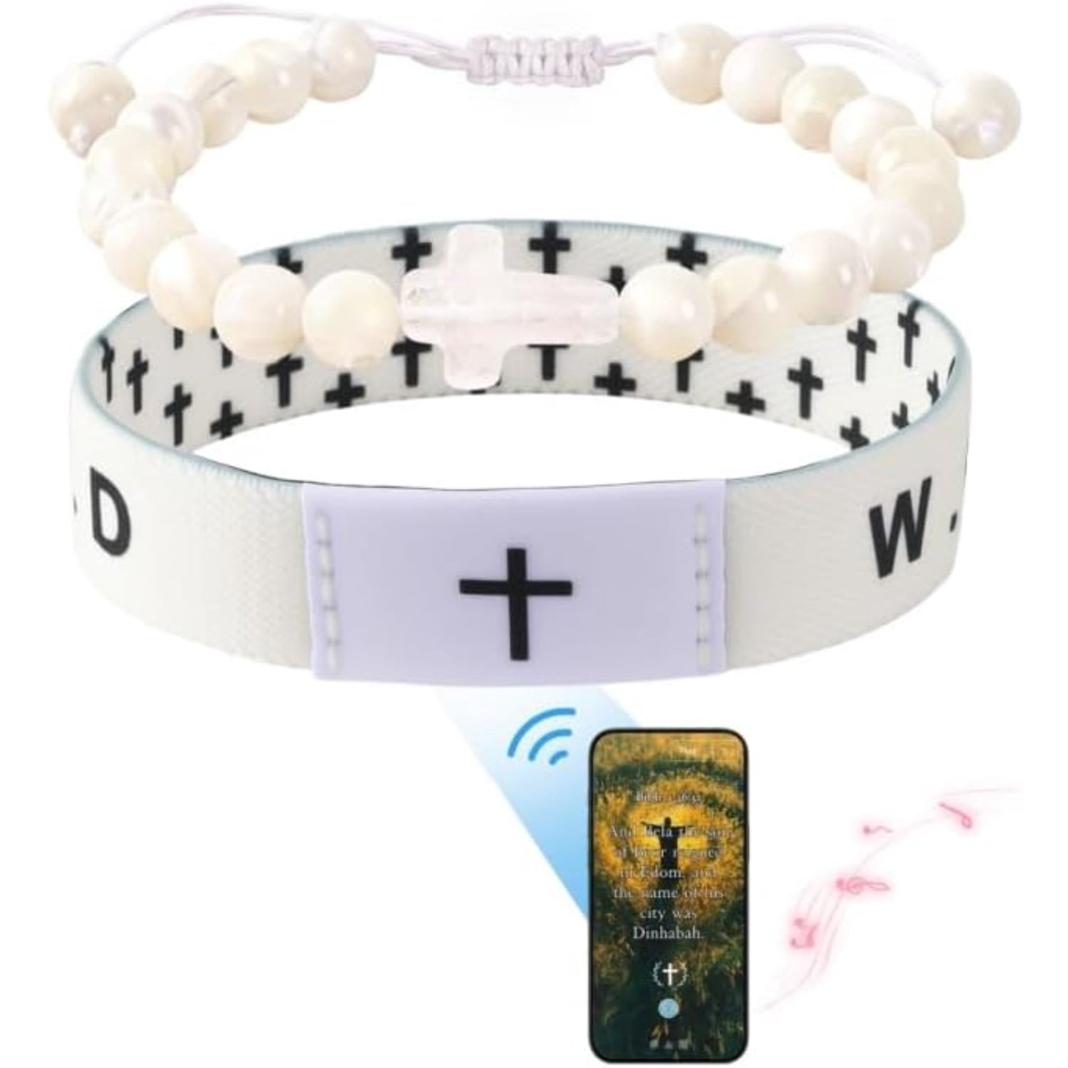 Christian Scripture Bracelets WWJD Bible Verse Scan Wristbands ...