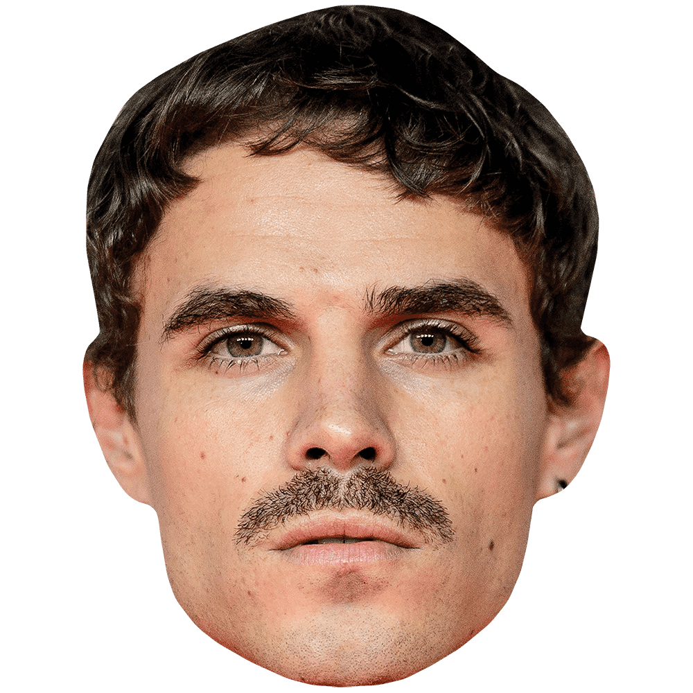 Christian Senra (Moustache) Flat Cardboard Face - Walmart.com