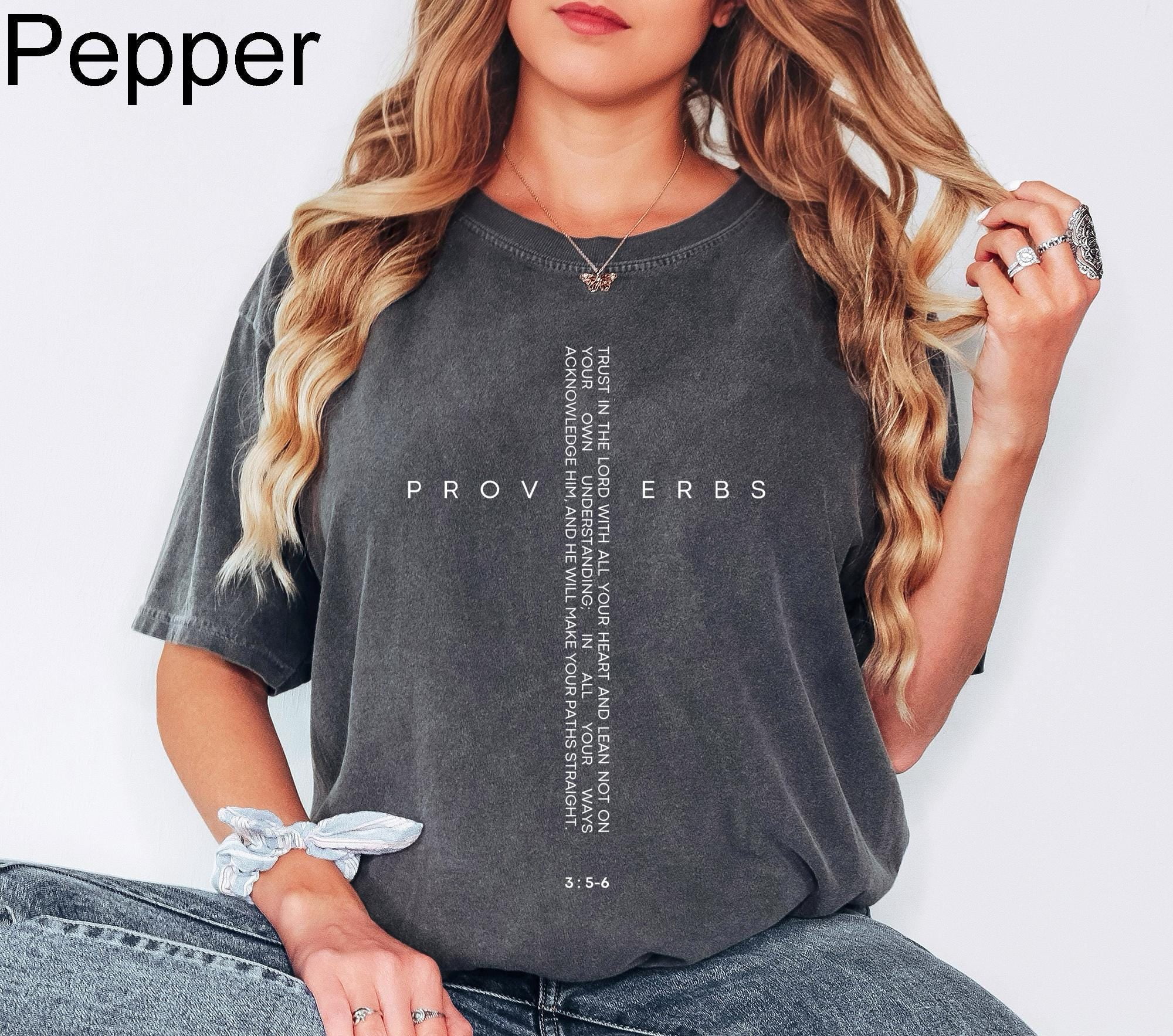 Christian Shirt Bible Verse Shirt Faith Shirt Christian Gift for ...