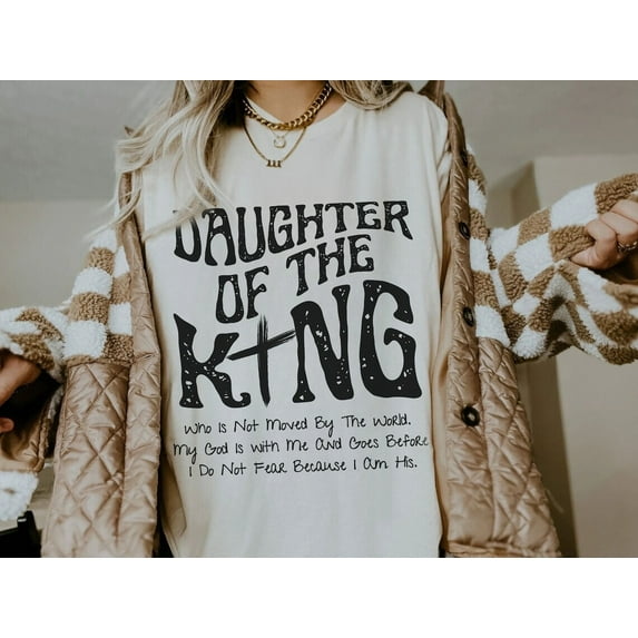 Christian Shirts, Daughter Of The King, Jesus Shirt, Christian Merch ...
